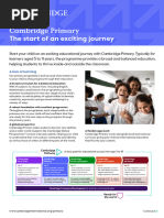 Cambridge Primary Program | PDF | Curriculum | Teaching Method