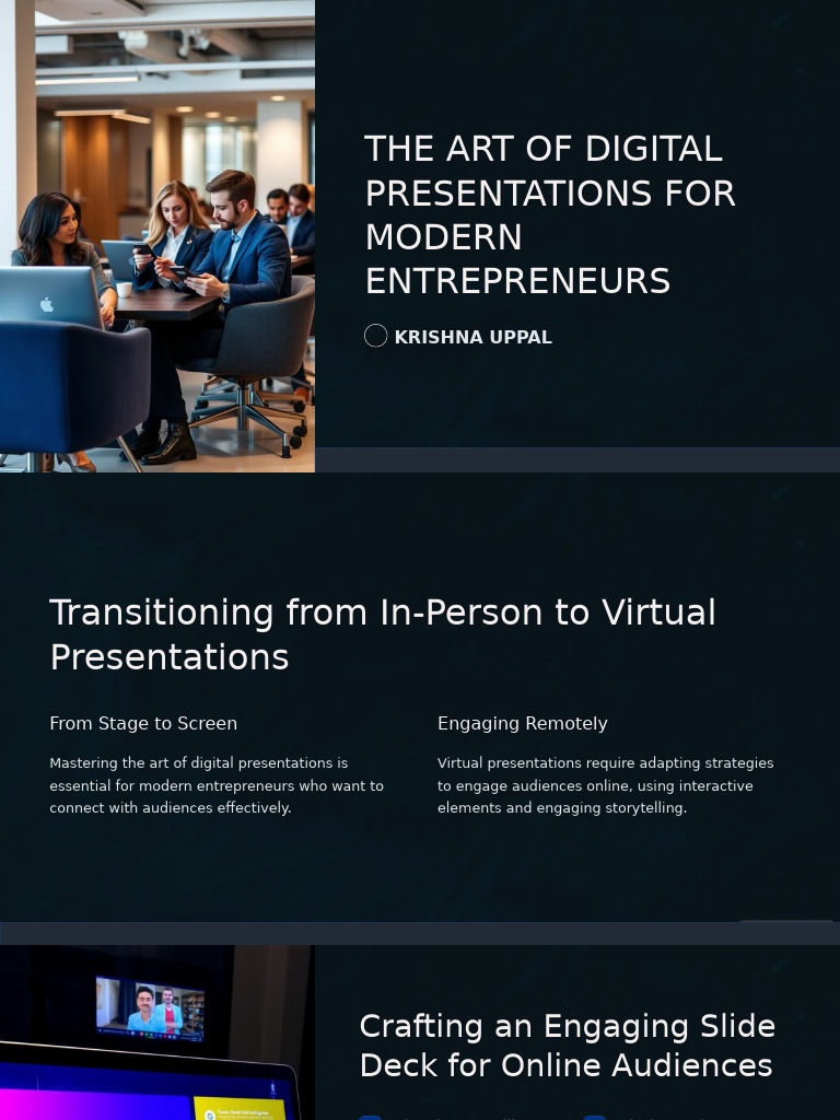 Digital Presentation Mastery for Entrepreneurs | PDF | Storytelling ...