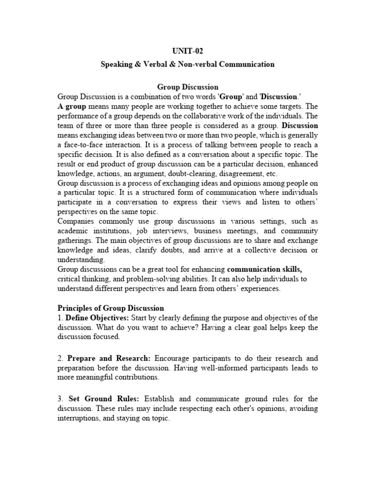 Dbatu Communication Skills Unit 02 | PDF | Public Speaking | Nonverbal ...