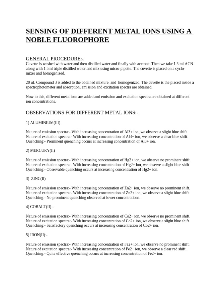 Molecular Rough Draft 2nd Jul | PDF | Absorption Spectroscopy | Sodium