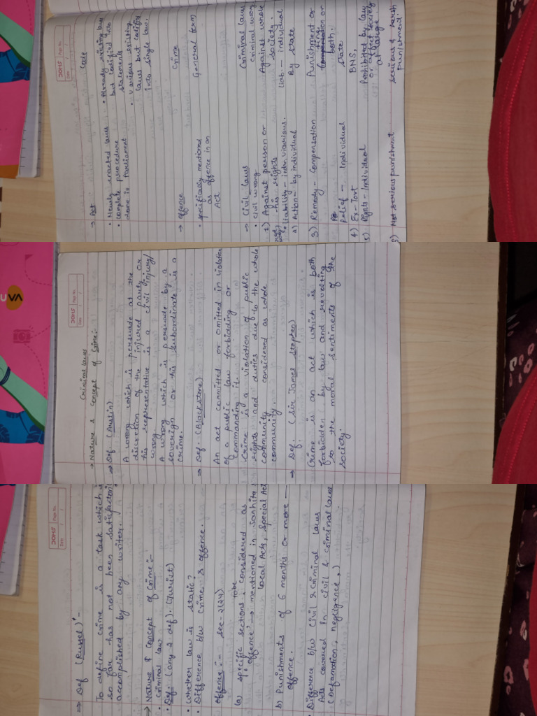 BNS Notes - 250226 - 213121 | PDF