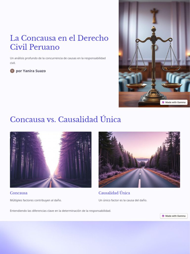 La Concausa en la Responsabilidad Civil | PDF | Justicia | Crimen y ...