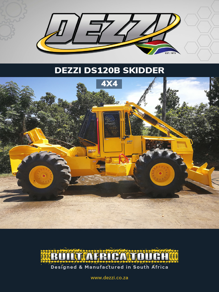 Dezzi DS120B Skidder | PDF | Brake | Steering