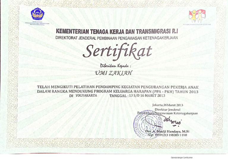 1. Sertifikat PPA | PDF