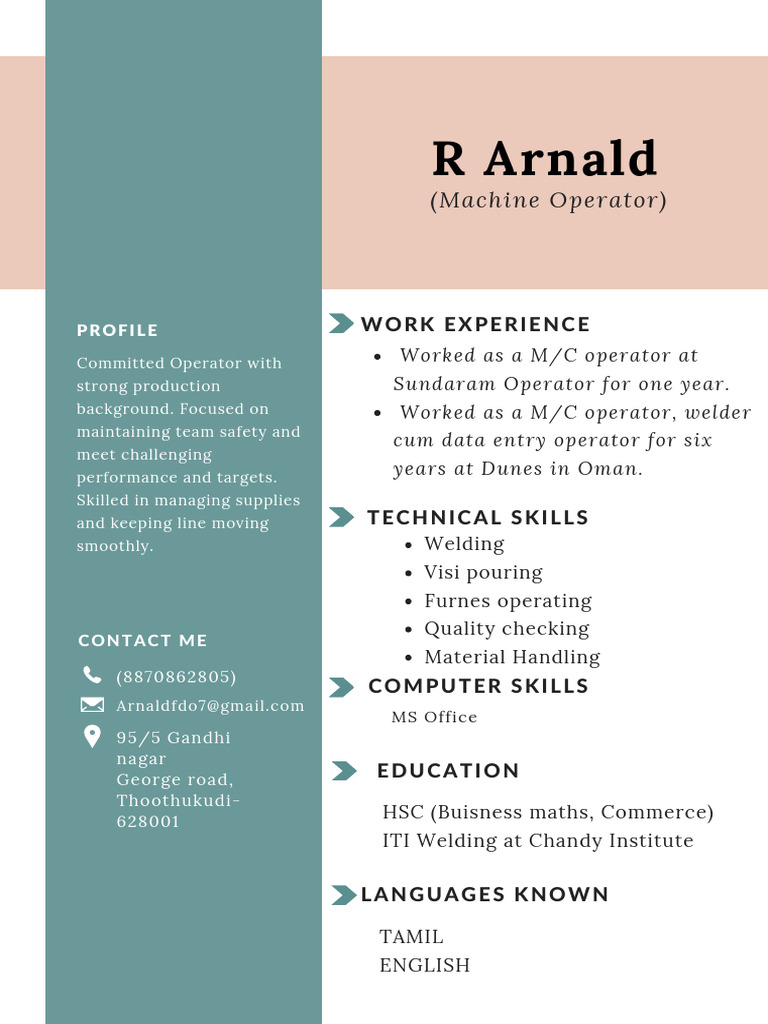 White Simple Student CV Resume | PDF