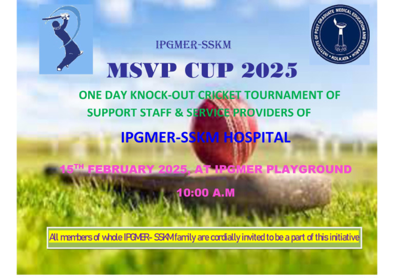 Knock-Out Cricket Tournament | PDF