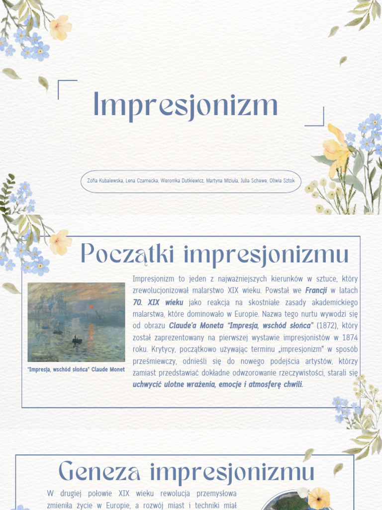 Impresjonizm PDF | PDF