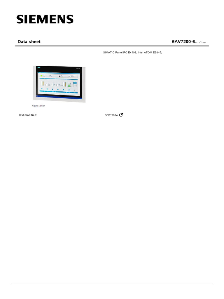 6AV72006........ Datasheet en | PDF