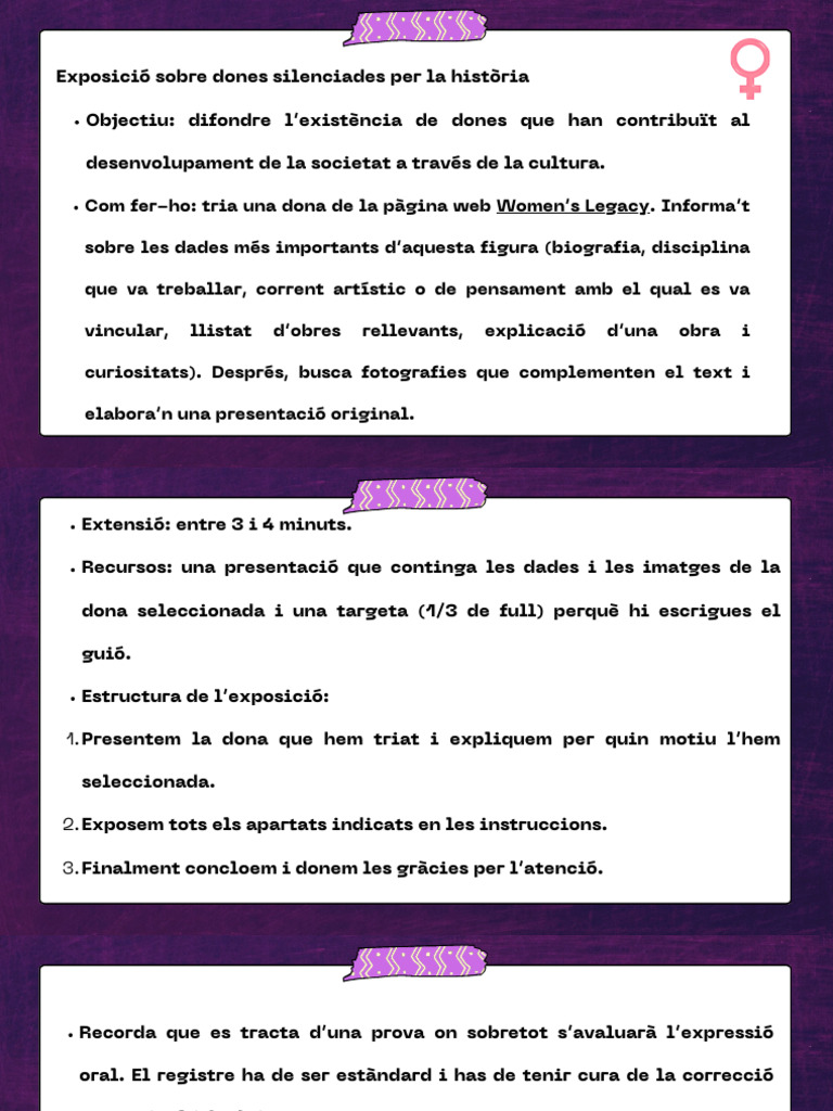 Instruccions Womens Legacy | PDF