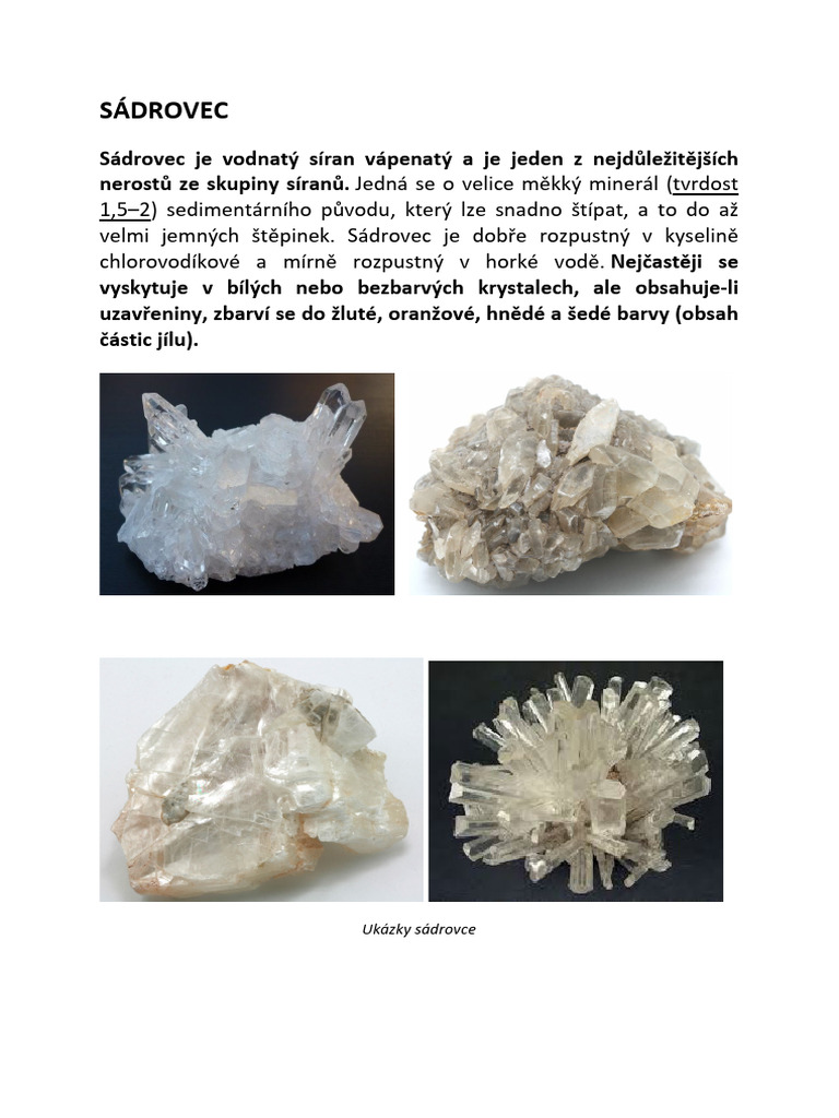 20 B Sádrovec | PDF