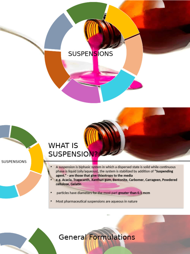 Group6 Suspension | PDF | Suspension (Chemistry) | Pharmaceutical ...