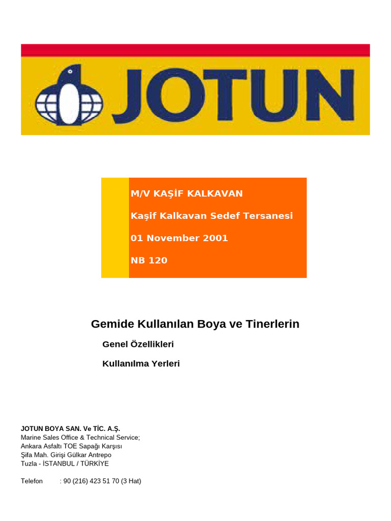 JOTUN-Boyalar | PDF