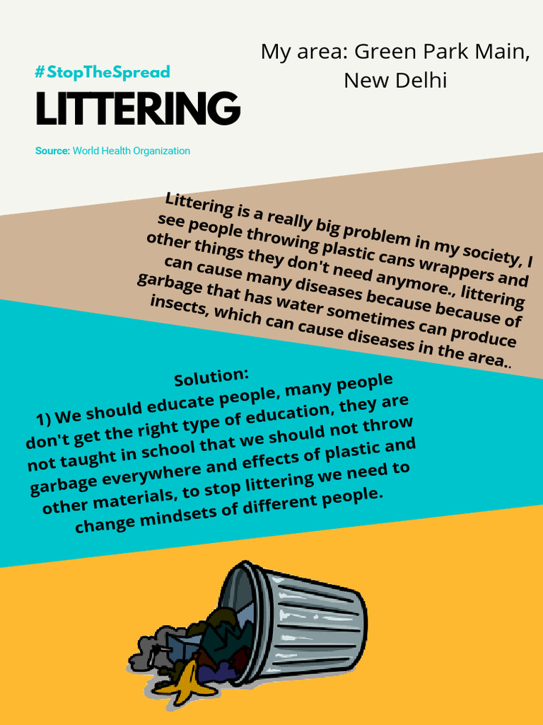 Combatting Littering in New Delhi | PDF