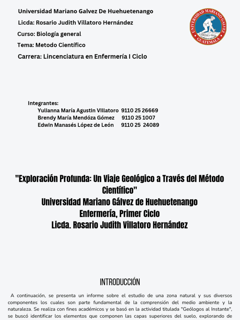 Método Científico en Geología Aplicada | PDF | Suelo | Geología