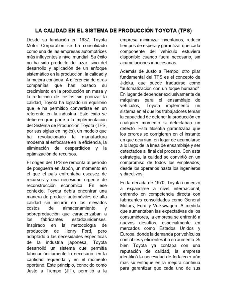 Practica 3 Electro | PDF | Lean Manufacturing | Calidad (comercial)