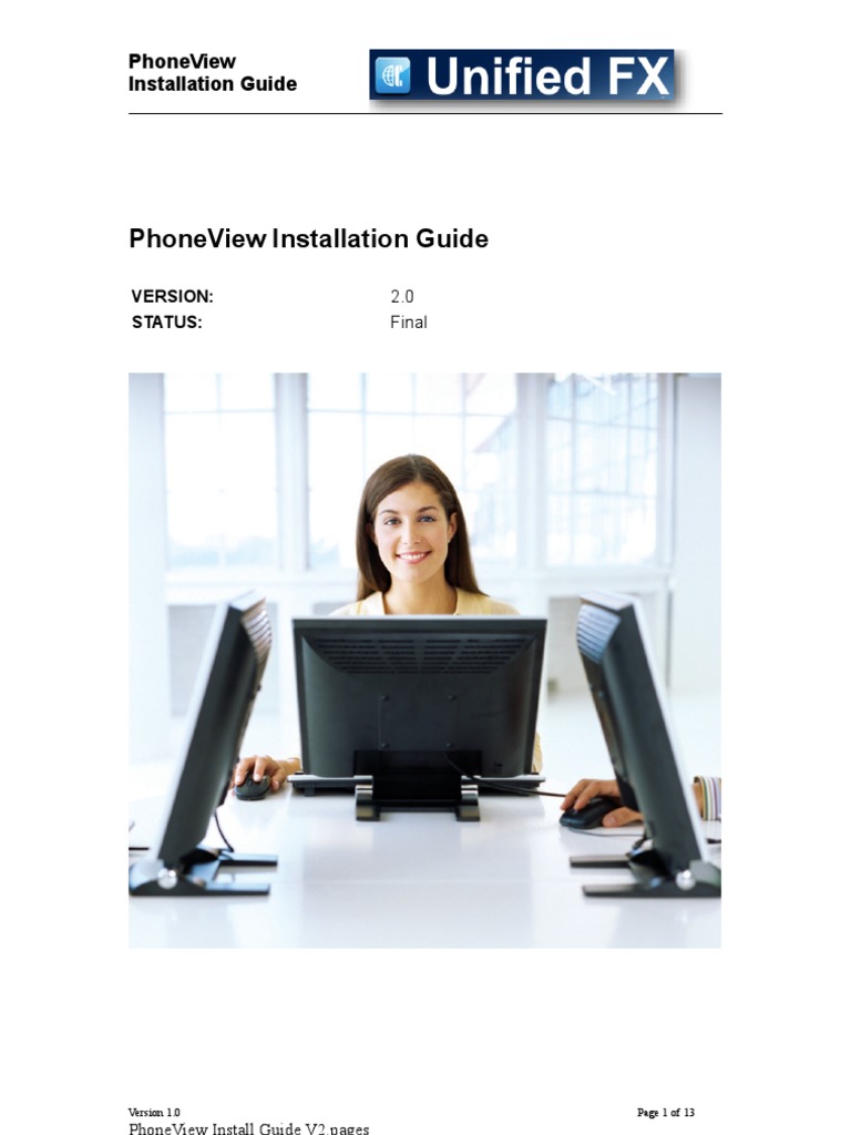 PhoneView Install Guide | PDF | Microsoft Windows | Telephone
