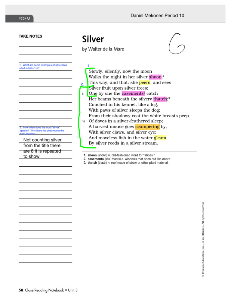 Analyzing Classic Poems: Themes & Techniques | PDF