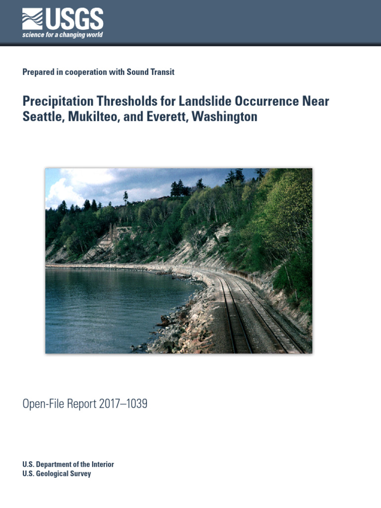 Scheevel, C. R., Et Al. (2017) - Precipitation Thresholds For Landslide ...