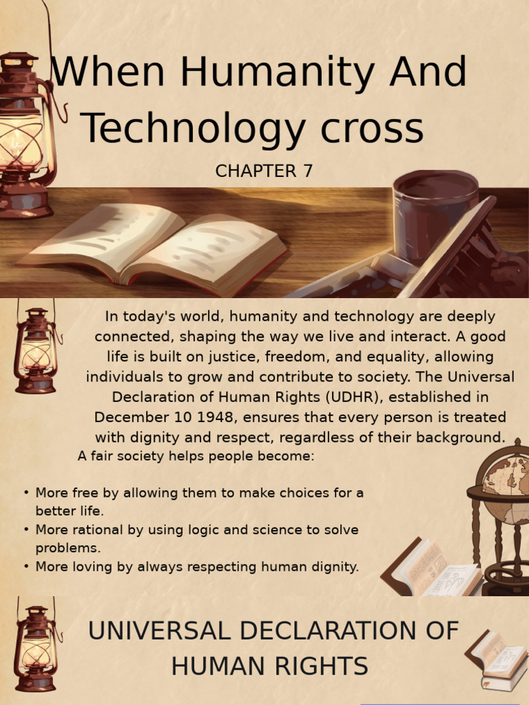 CHAPTER 7 When Humanity and Technology Cross | PDF | Artificial ...