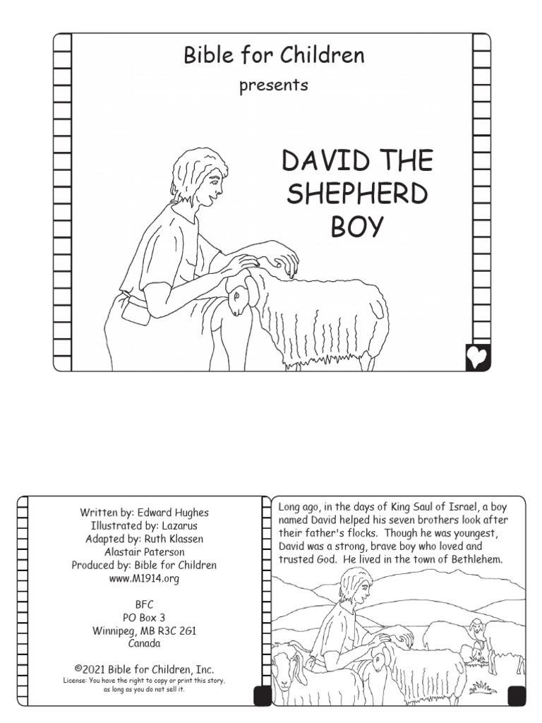 David The Shepherd Boy English CB6 | PDF | David | Saul