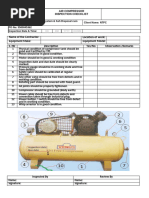 Checklist Compressor | PDF
