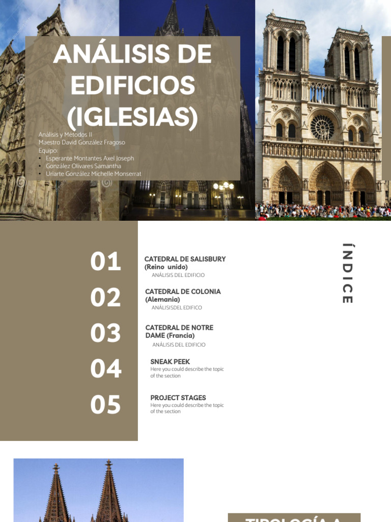 Análisis de Edificios (Iglesias) | PDF | Bóveda (Arquitectura) | Arquitectura gótica