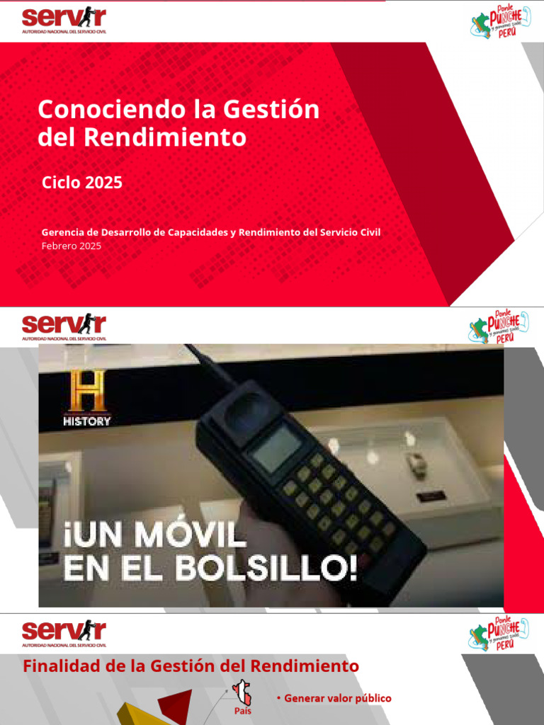 03 Conociendo La GDR 2025 | PDF | Servicio Civil | Gestión de recursos humanos