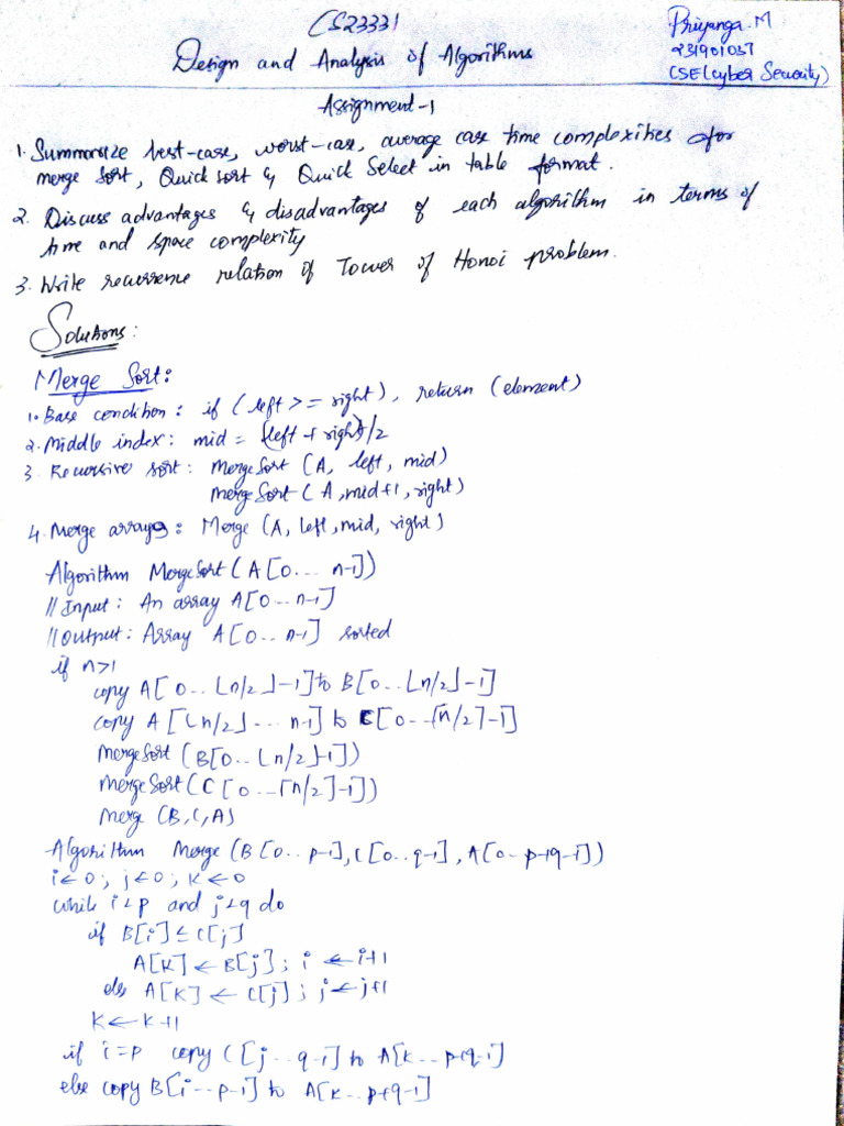 Complexities in Data Structures Analysis | PDF
