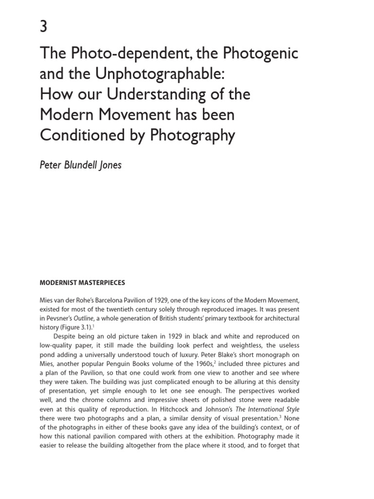 Impact of Photography on Modern Architecture | PDF | Perspective ...