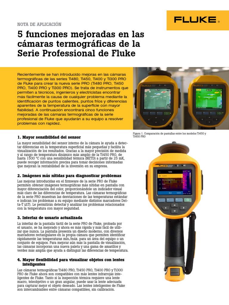 5 Funciones Mejoradas en Las Cámaras Termográficas de La Serie ...