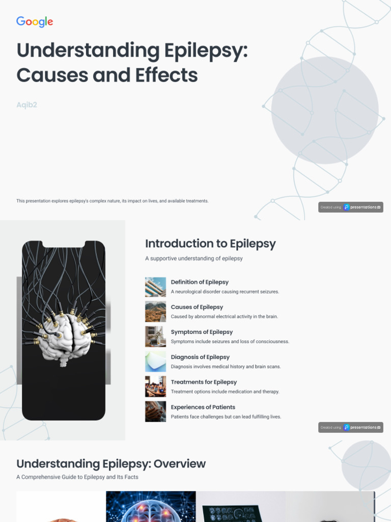 Understanding Epilepsy - Causes, Symptoms, and Treatment | PDF
