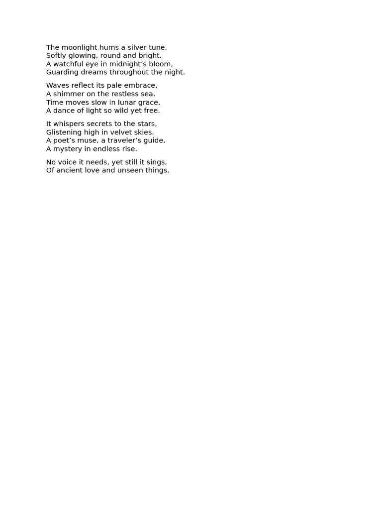 The Silent Moon | PDF