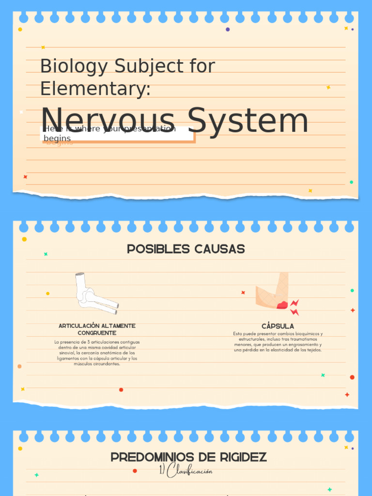 Elementary Biology: Nervous System Guide | PDF | Planets | Brain