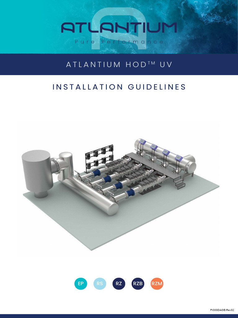 Pi000dage-Rev02 Atlantium Installation | PDF | Valve | Transformer