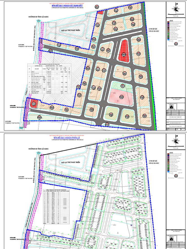 Bản Đồ Quy Hoạch KDC Dat Thuan Phat | PDF
