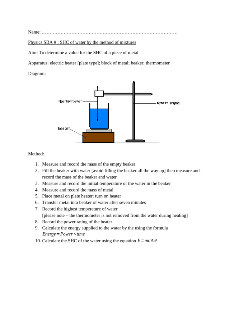 SHC of A Metal | PDF