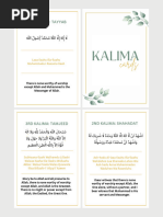 Six Kalimas in English Explained | PDF | Prophets And Messengers In ...