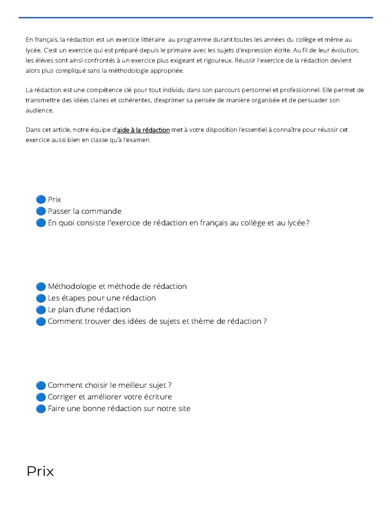 Méthodologie de Rédaction en Français | PDF | Langue française | Thèses
