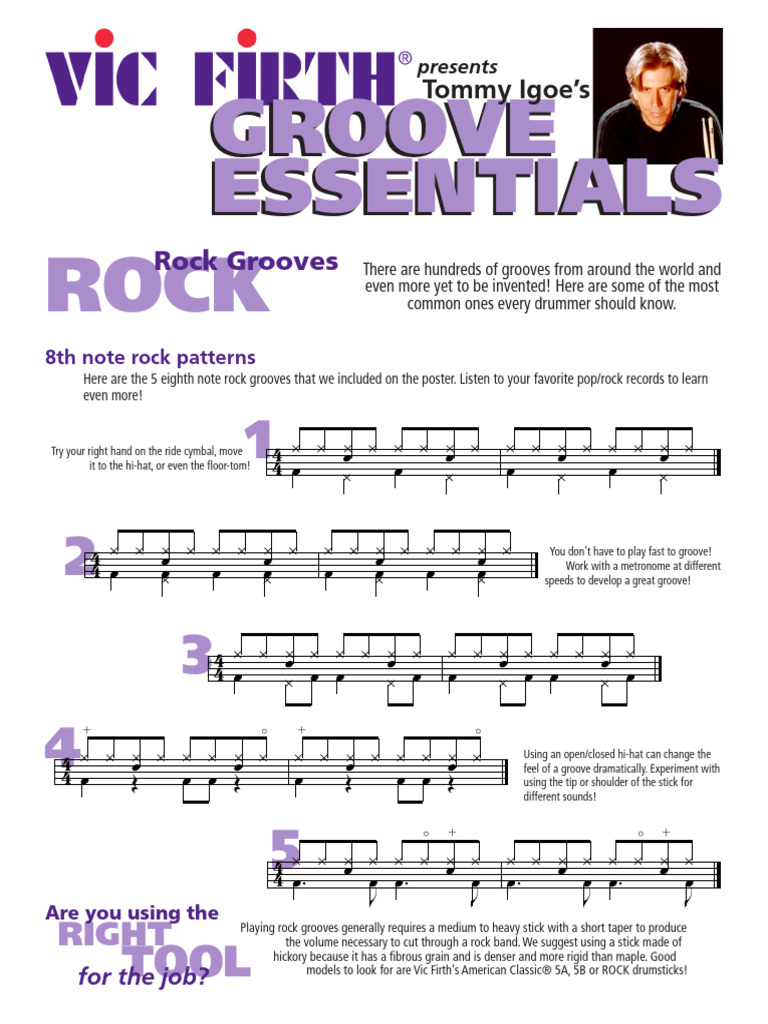 Groove Essentialts Vic Firth | PDF | Musica Popular | Musica Norteamericana