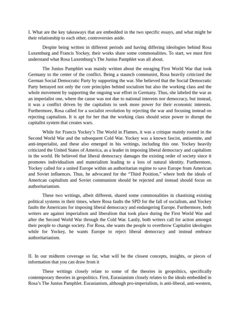 EA2 | PDF | Socialism | Social Democracy