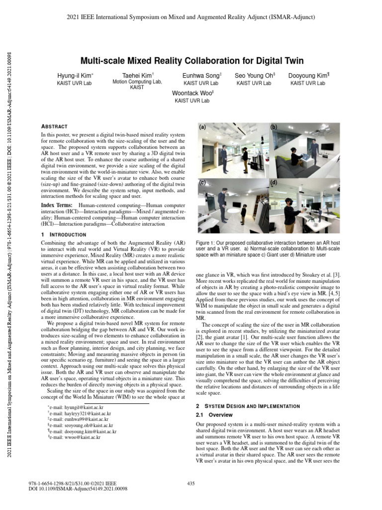 Multi-scale_Mixed_Reality_Collaboration_for_Digital_Twin | PDF | Augmented Reality | Virtual Reality