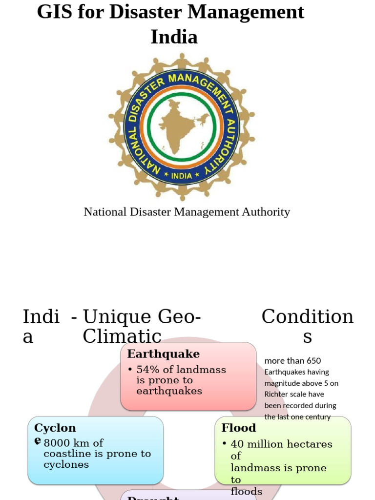 India - Disaster Management & GIS | PDF | Emergency Management ...