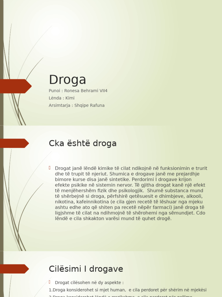 Droga | PDF