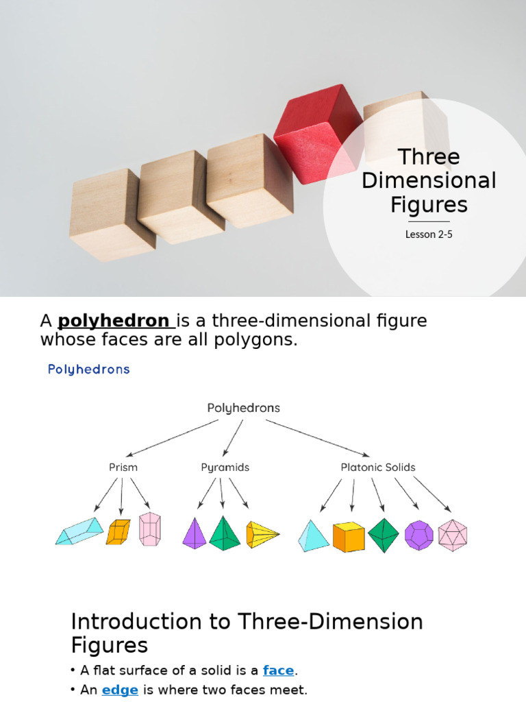 Three Dimensional Figures | PDF | Area | Triangle
