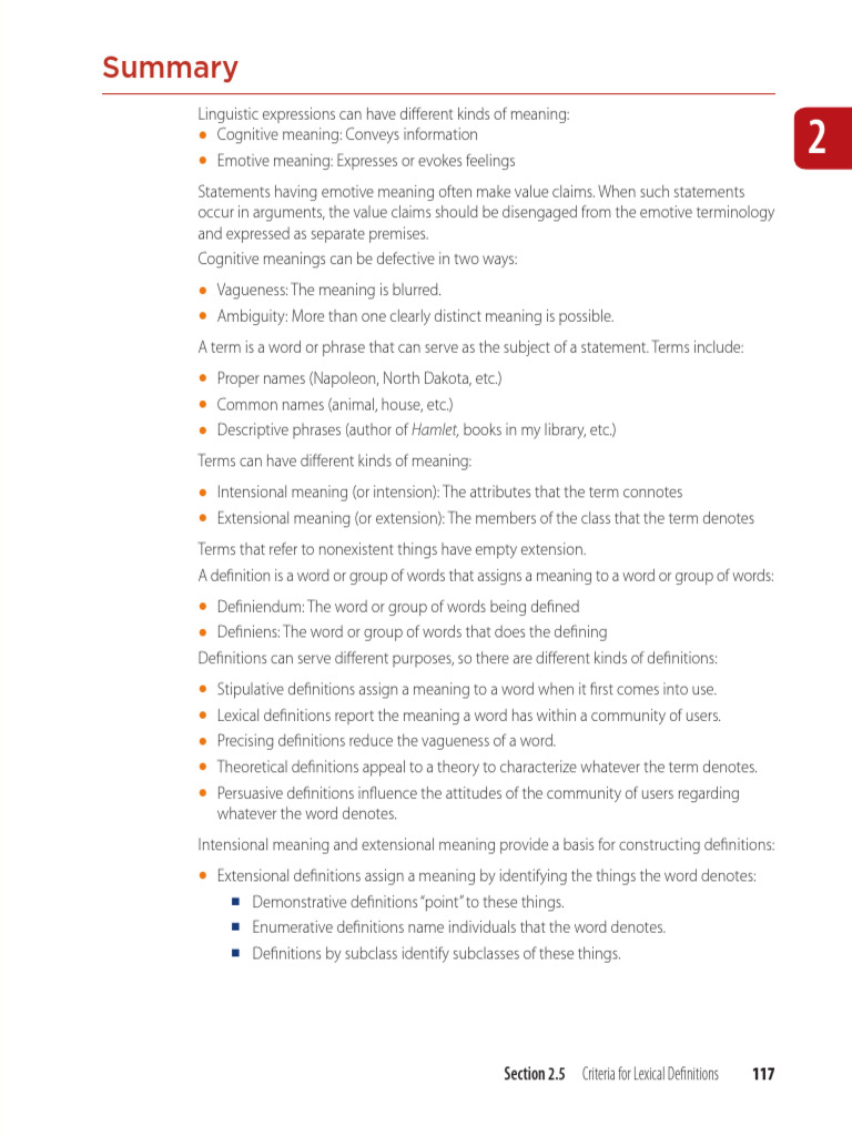 Logic ch 3 summary | PDF | Definition | Semantics