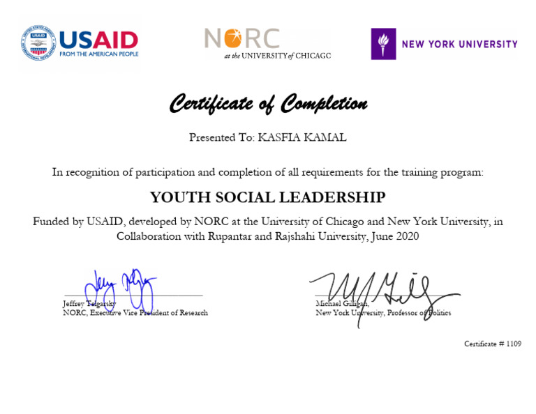 Certificate Kaif | PDF