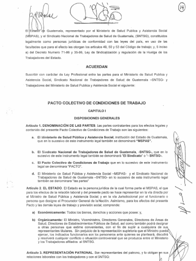 Pacto Colectivo de Condiciones de Trabajo-1 | PDF