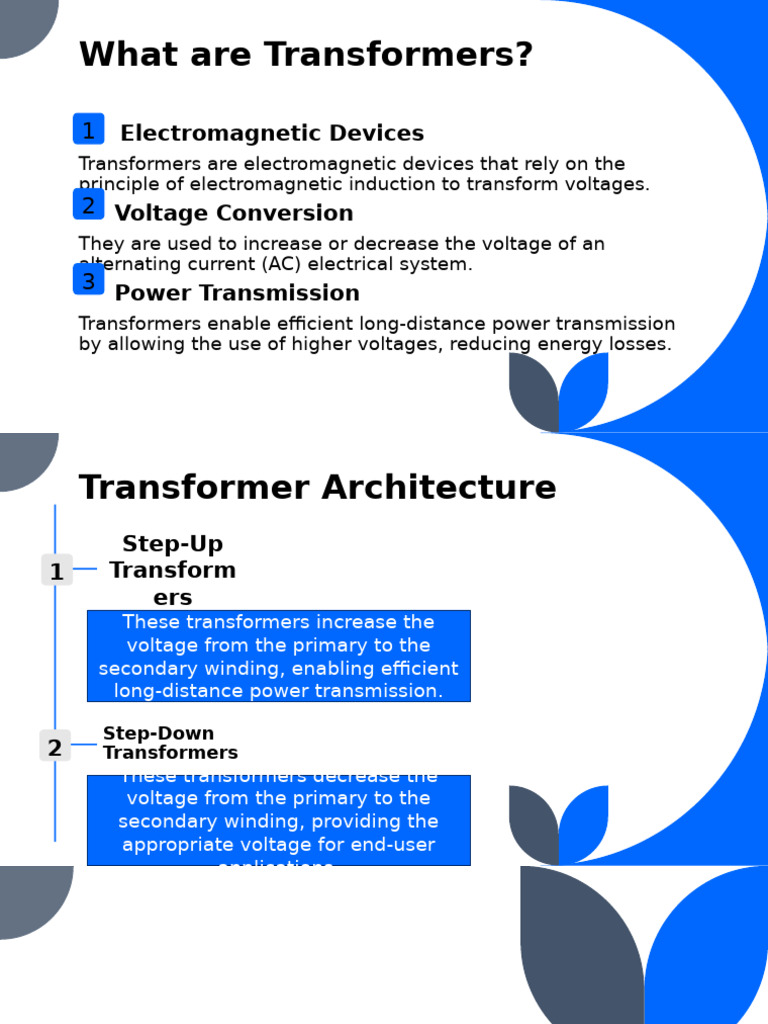Transformers (2) .PPTX (Read-Only) | PDF | Transformer | Alternating Current