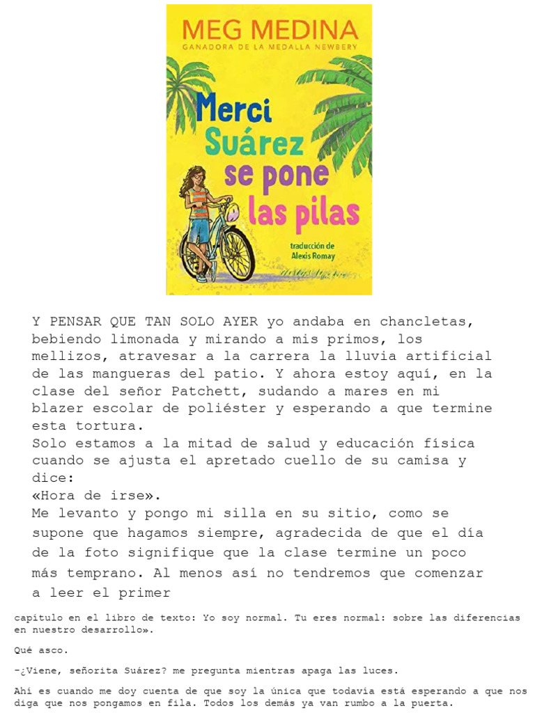 Merci Suarez Se Pone Las Pilas ch.1 | PDF