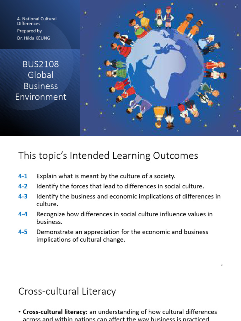 To M - MM - 4. National Cultural Differences | PDF | Social Psychology ...